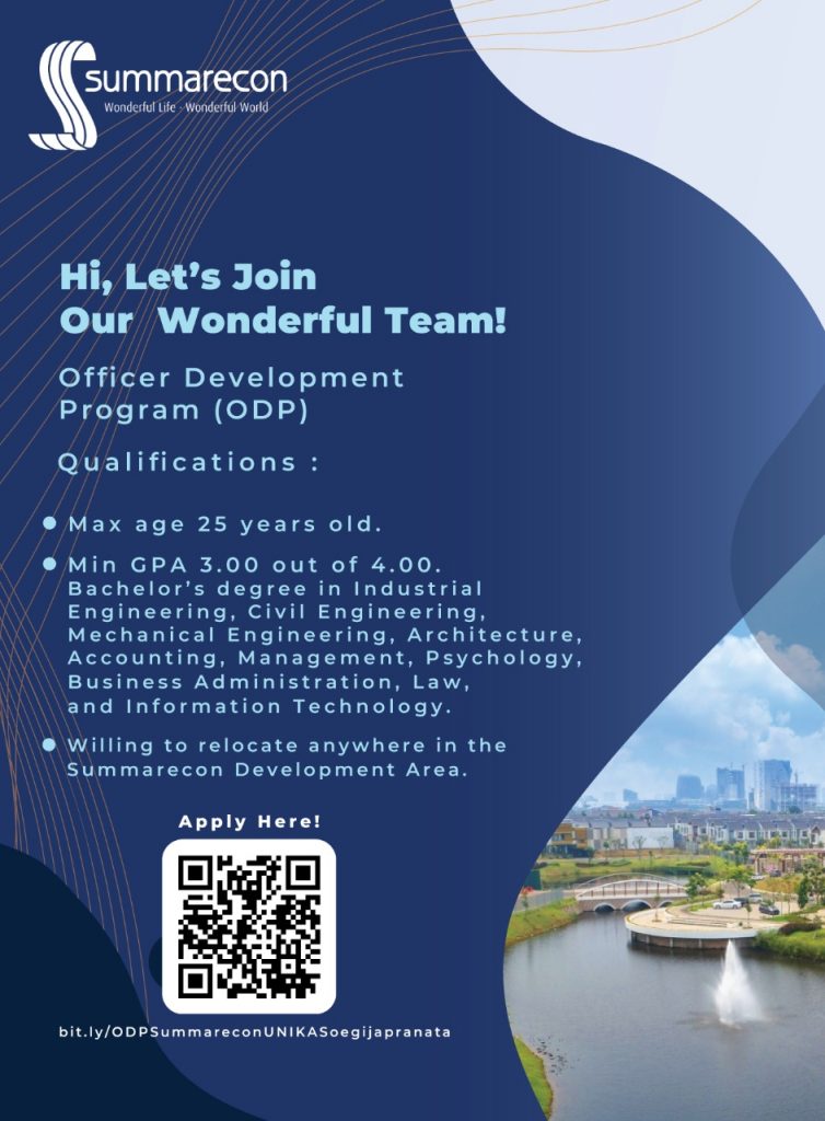 Officer Development Program ( ODP ) @ Summarecon – SCU