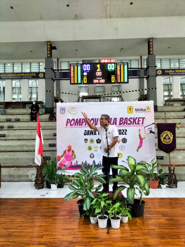 Unika Soegijapranata Jadi Tuan Rumah Pomprov Basket Jateng 2022 - UNIKA Unika Soegijapranata Jadi Tuan Rumah Pomprov Basket Jateng 2022 - UNIKA