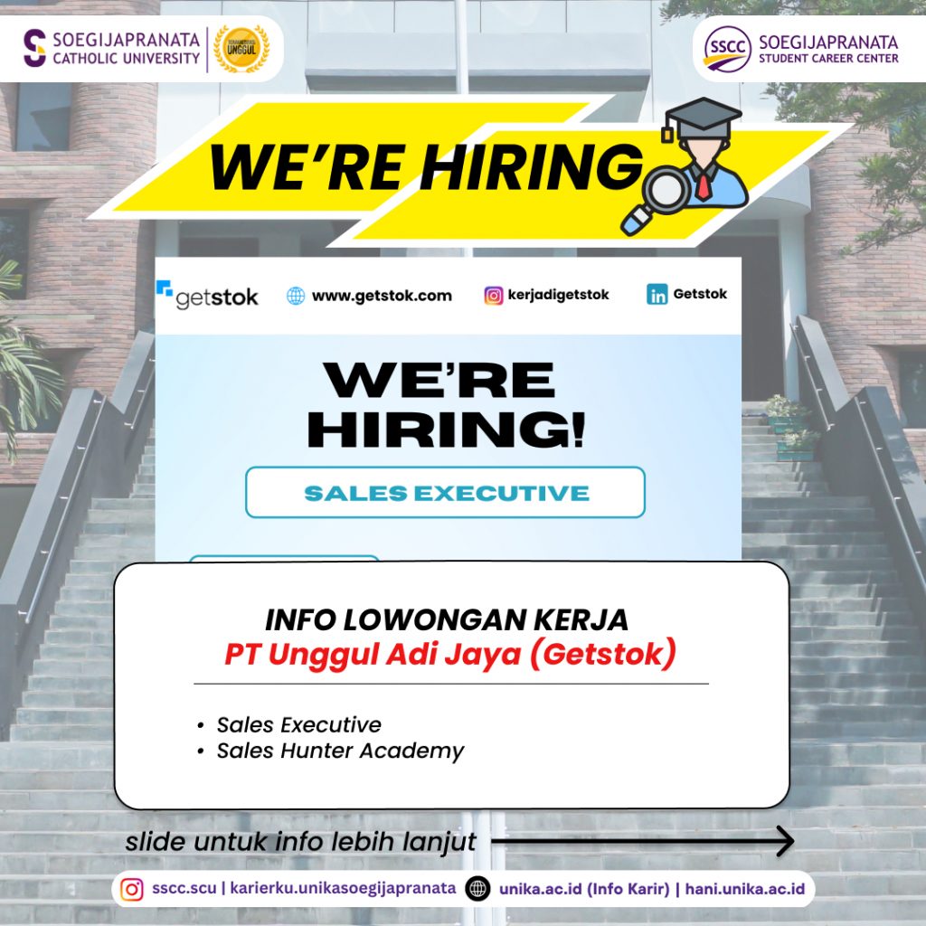 Loker Januari 2025 – PT Unggul Adi Jaya (Getstok) || Job Vacancy – SCU