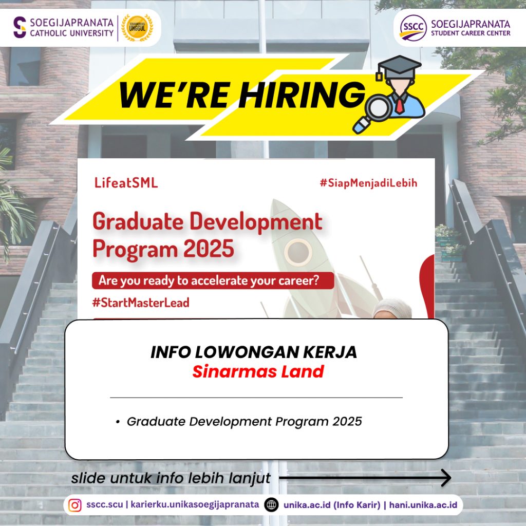 Loker Januari 2025 – Sinarmas Land || Graduate Development Program 2025 ...