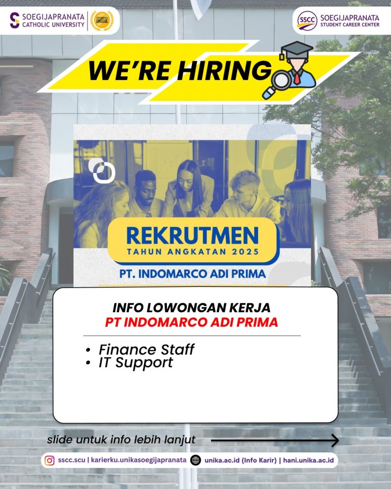 Loker Oktober 2025 – PT lndomarco Adi Prima || Job Vacancy – SCU