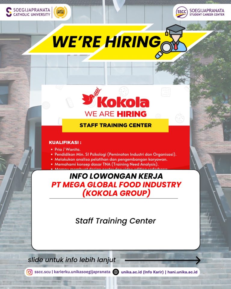 Loker Januari 2026 – PT Mega Global Food Industry (Kokola Group) || Job ...